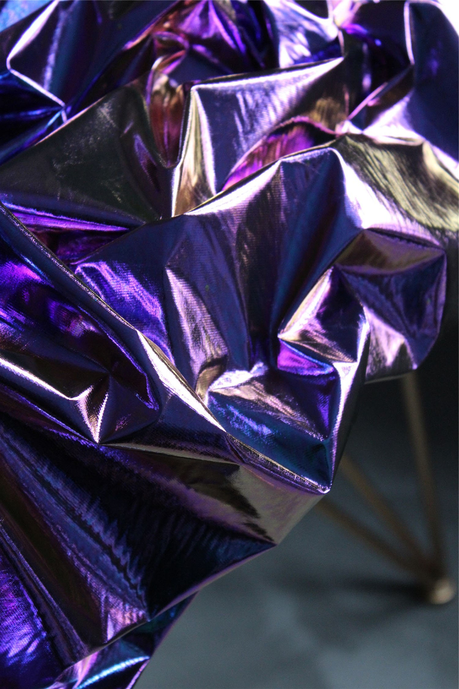 Colorful Fashion Holographic Fabric Laser Reflective Stretch | Etsy