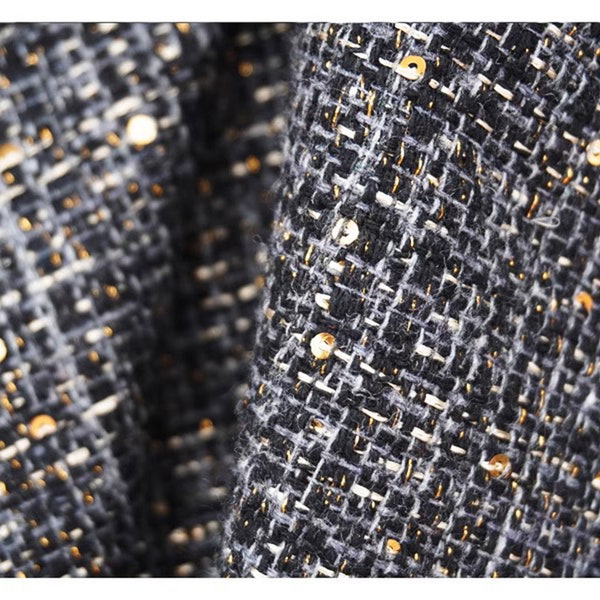 Gray Tweed Fabric - Etsy