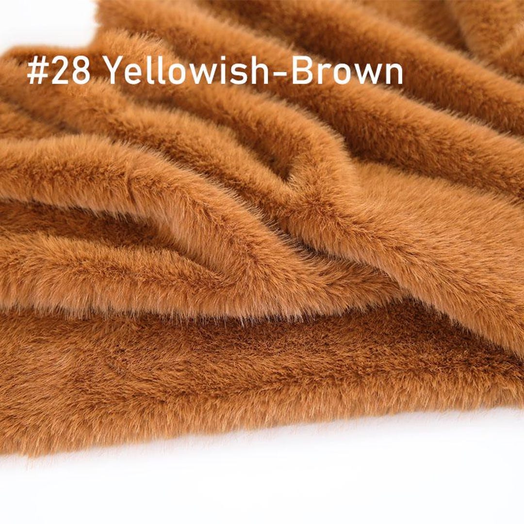 31 Colors Minky Faux Fur Fabric, Soft Plush Fabric For, Costume Crafts ...