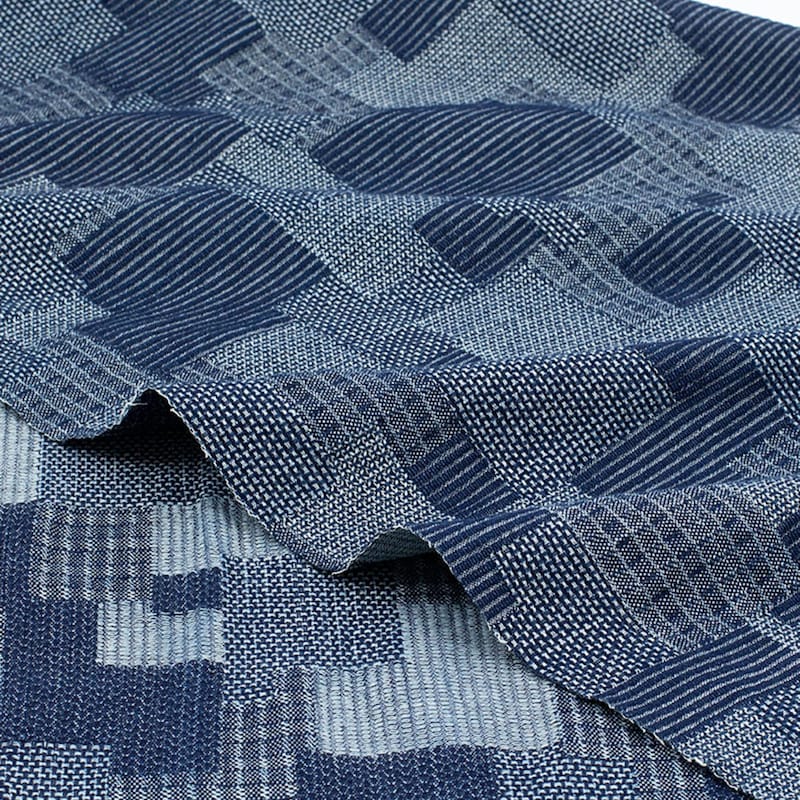 Patchwork Denim Fabric - Etsy