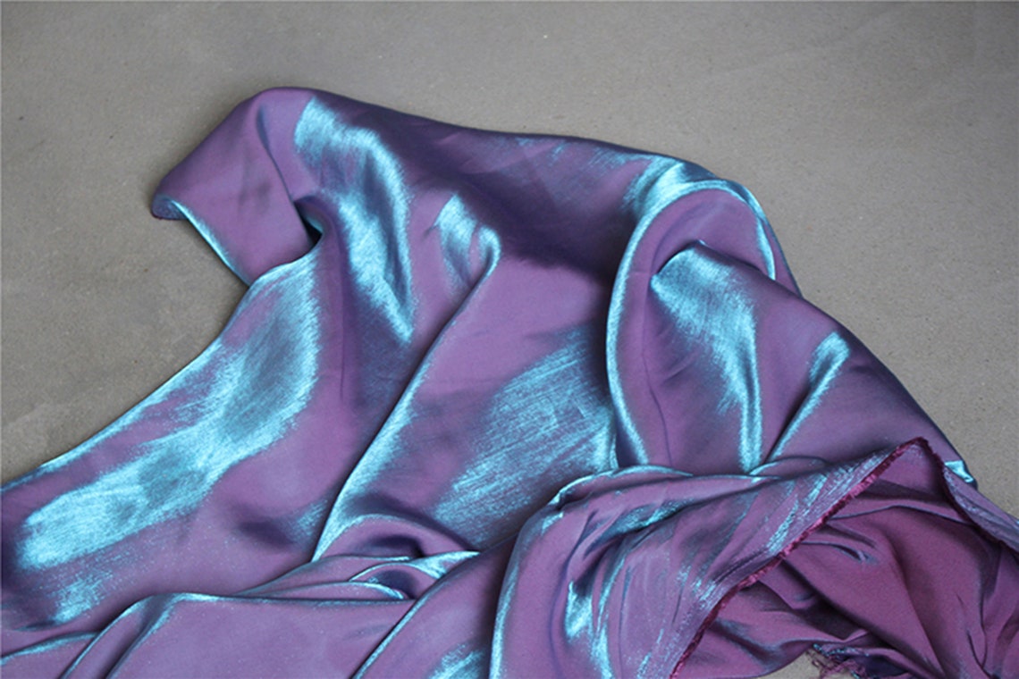 Silk Reflective Laser Holographic Fabric, Crystal Hologram Satin ...