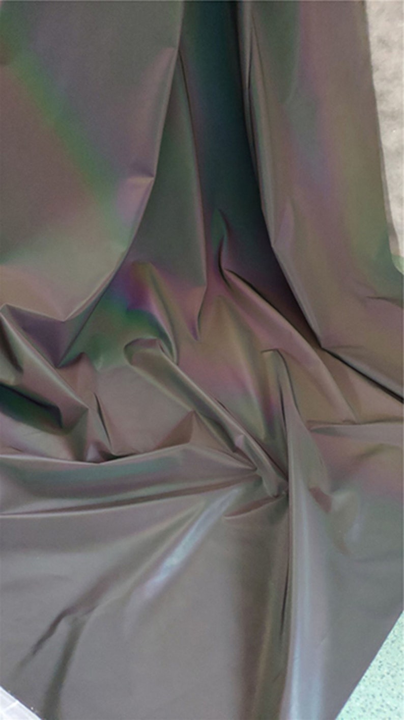 Iridescent Retro Reflective Laser Holographic Fabric Illusion | Etsy