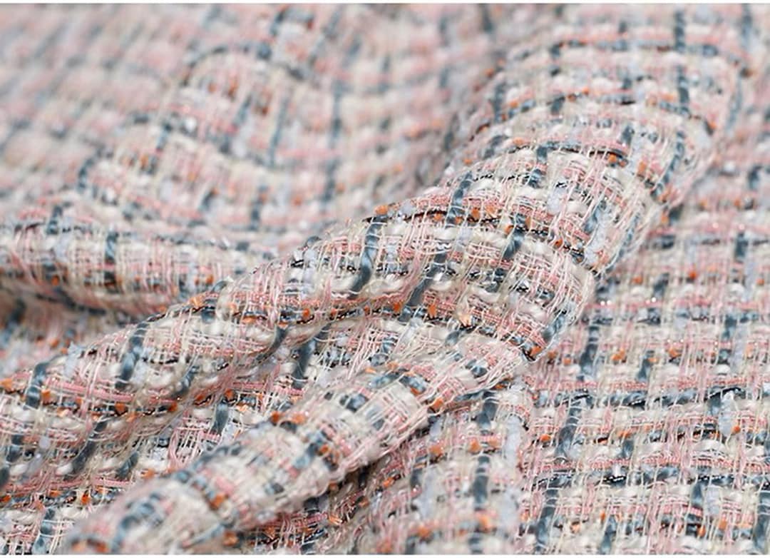 Pink Tweed Fabric, Wool Tweed Fabricfor Suit Coat, Jacket,dress Haute ...