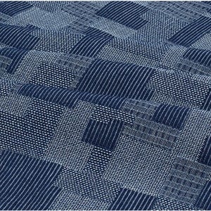 Vintage Patchwork Denim Jacquard Fabric, Cotton Denim for Jeans ...