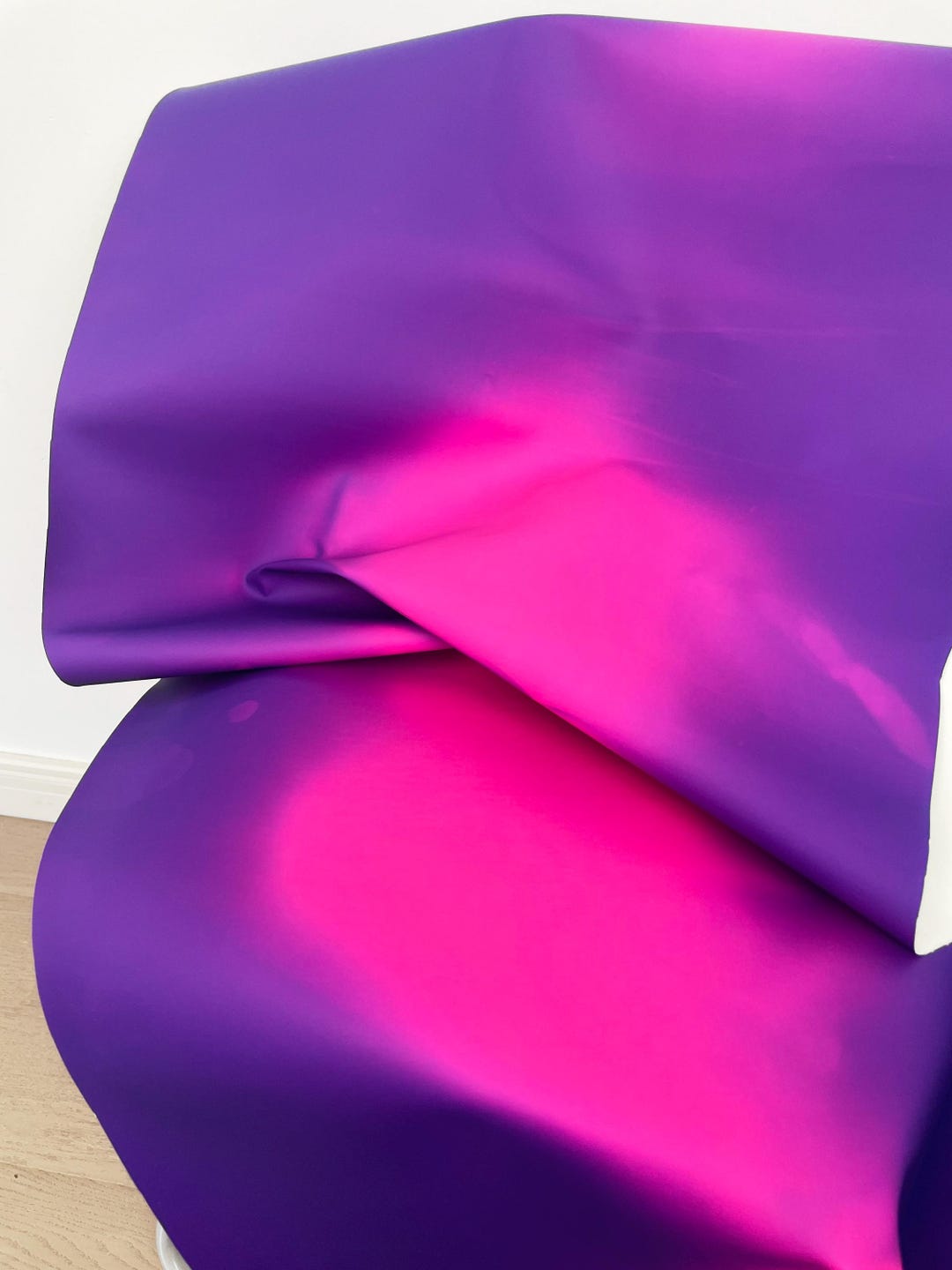 Purple Thermochromic Fabric, Color Change PU Fabric, Heat-reactive ...