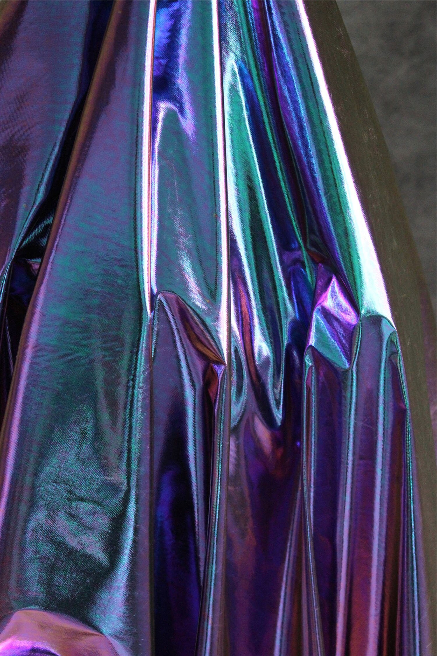 Colorful Fashion Holographic Fabric Laser Reflective Stretch | Etsy