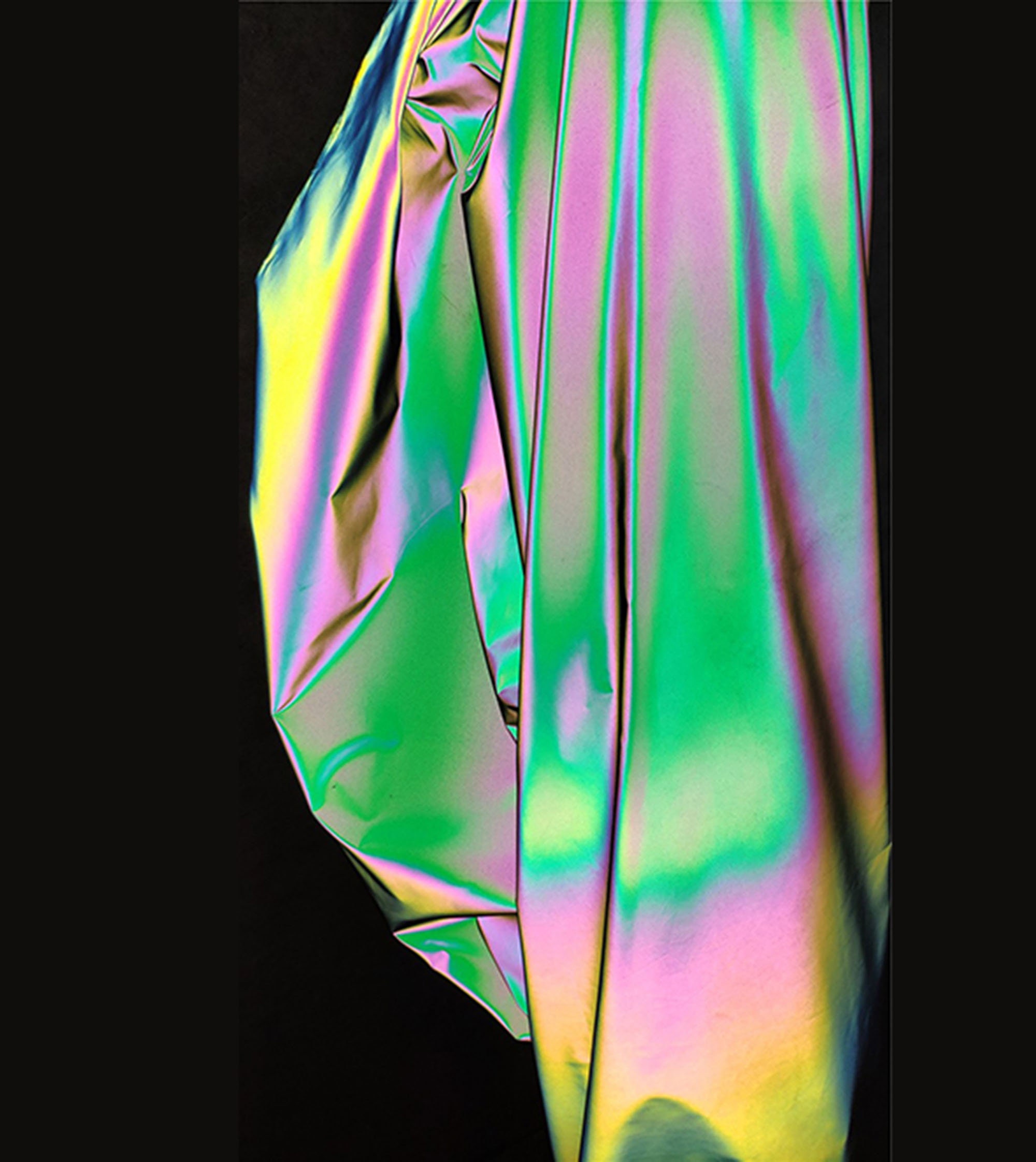 Iridescent Retro Reflective Laser Holographic Fabric Illusion | Etsy