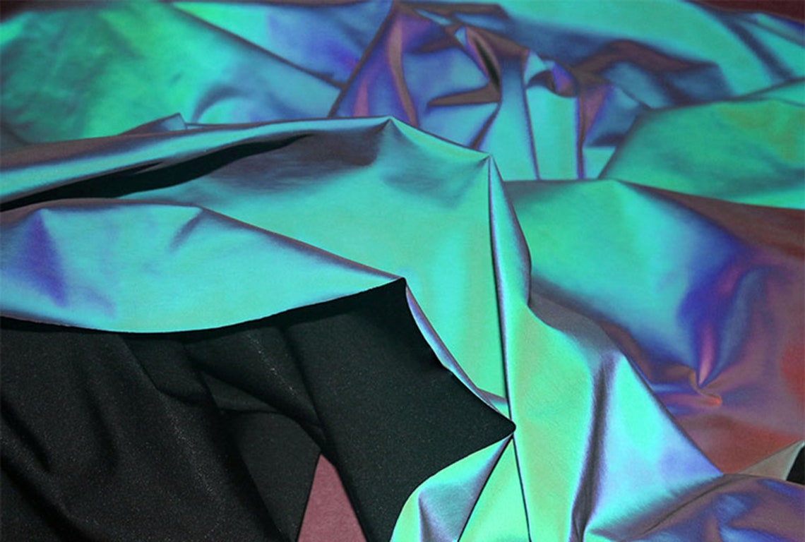 Flash Reflective Laser Holographic Fabric TPU Rainbow | Etsy