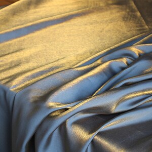 Gradient Gold&grey Reflective Fabric, Satin Holographic Fabric for ...