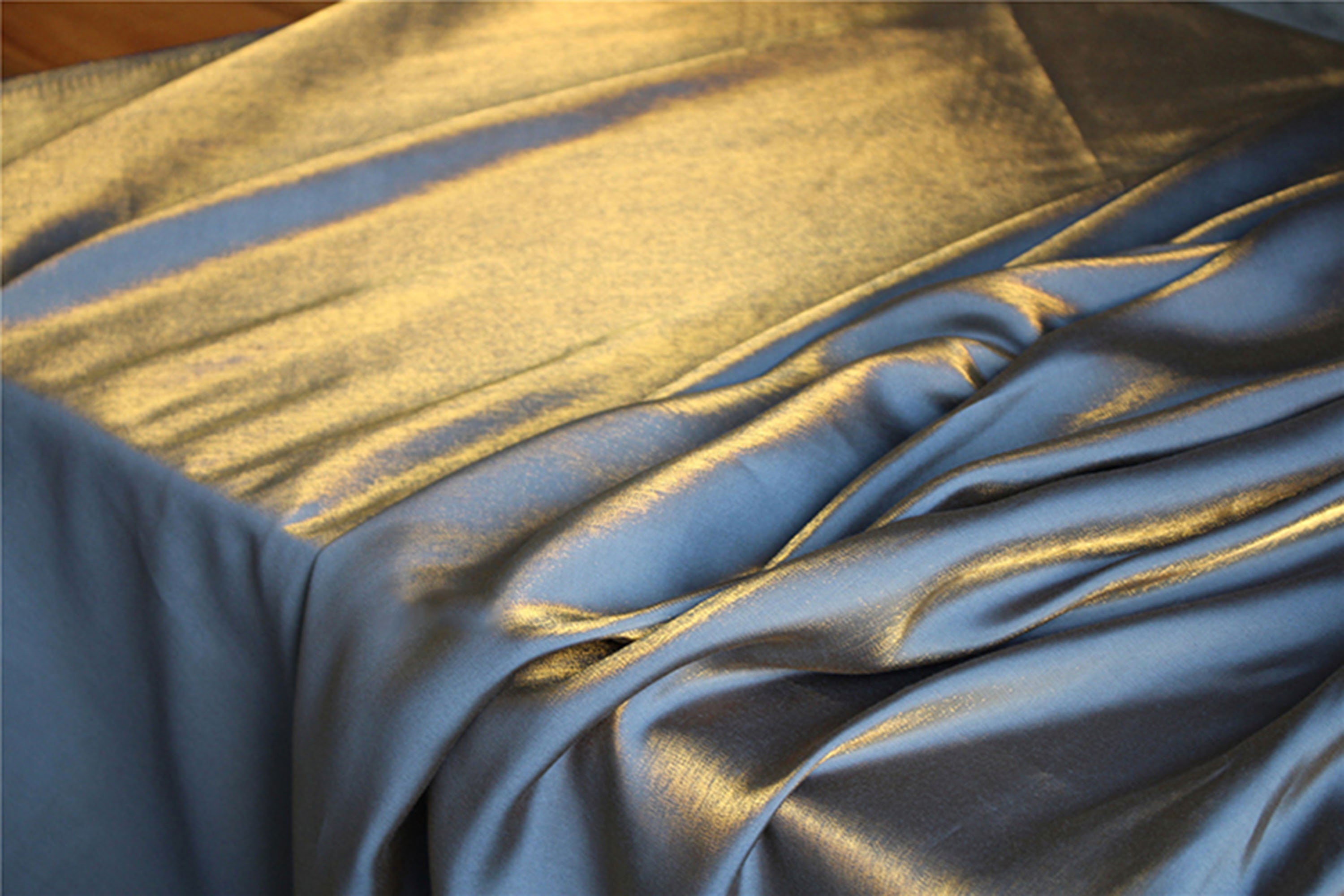 Gradient Gold&grey Reflective Fabric Satin Holographic Fabric | Etsy