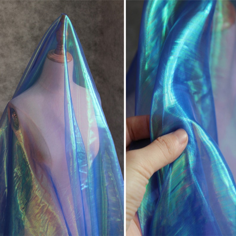 Psychedelic Holographic Laser Fabricholographic Perspective - Etsy