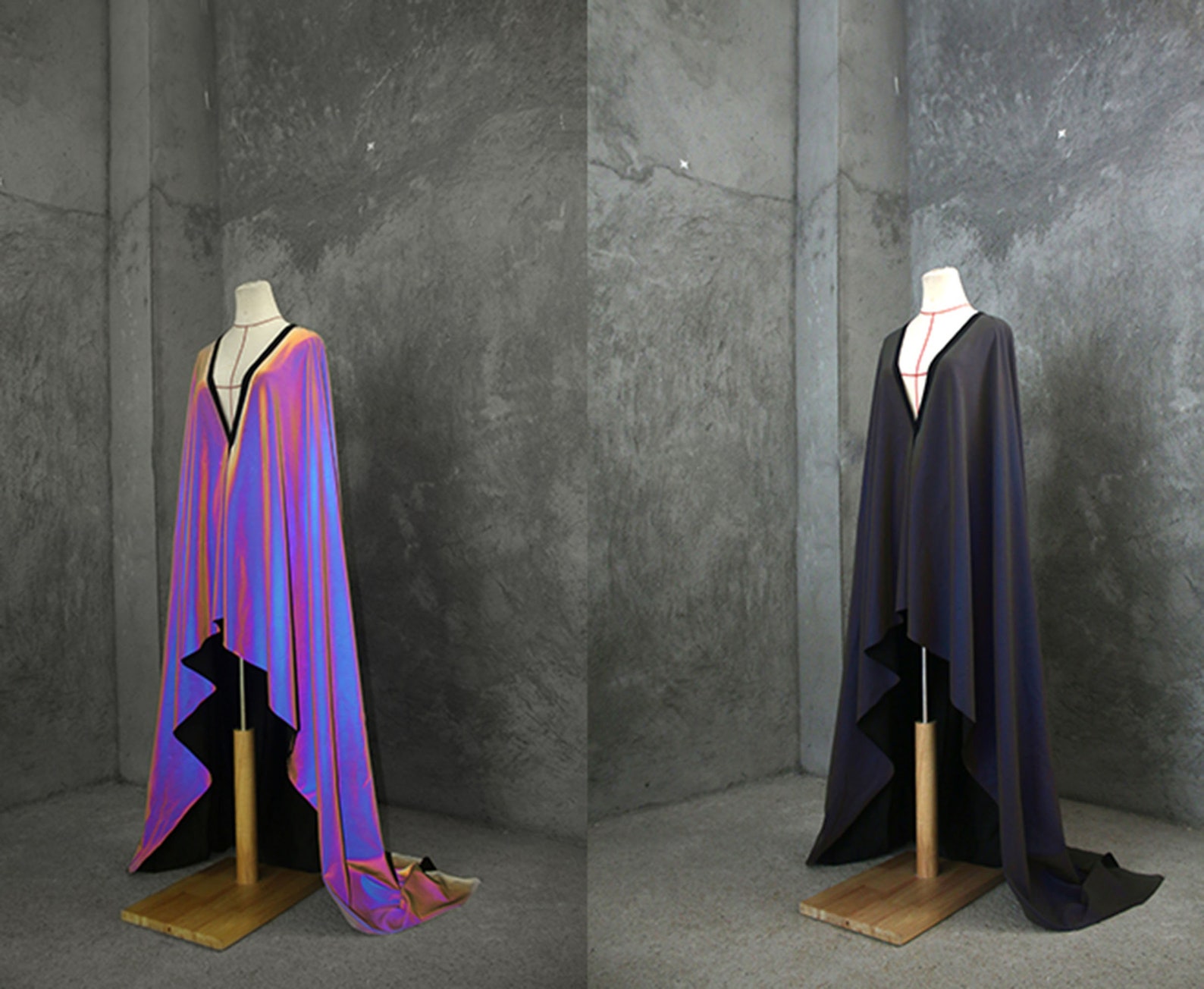 Colorful Reflective Laser Holographic Fabric Illusion Hologram Fabric ...