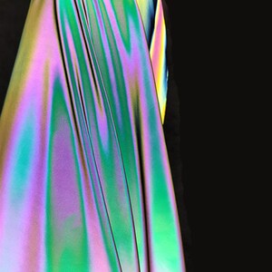 Iridescent Retro Reflective Laser Holographic Fabric Illusion - Etsy