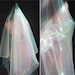 Symphony Laser Gauze Holographic Lace Fabric Transparent Perspective ...
