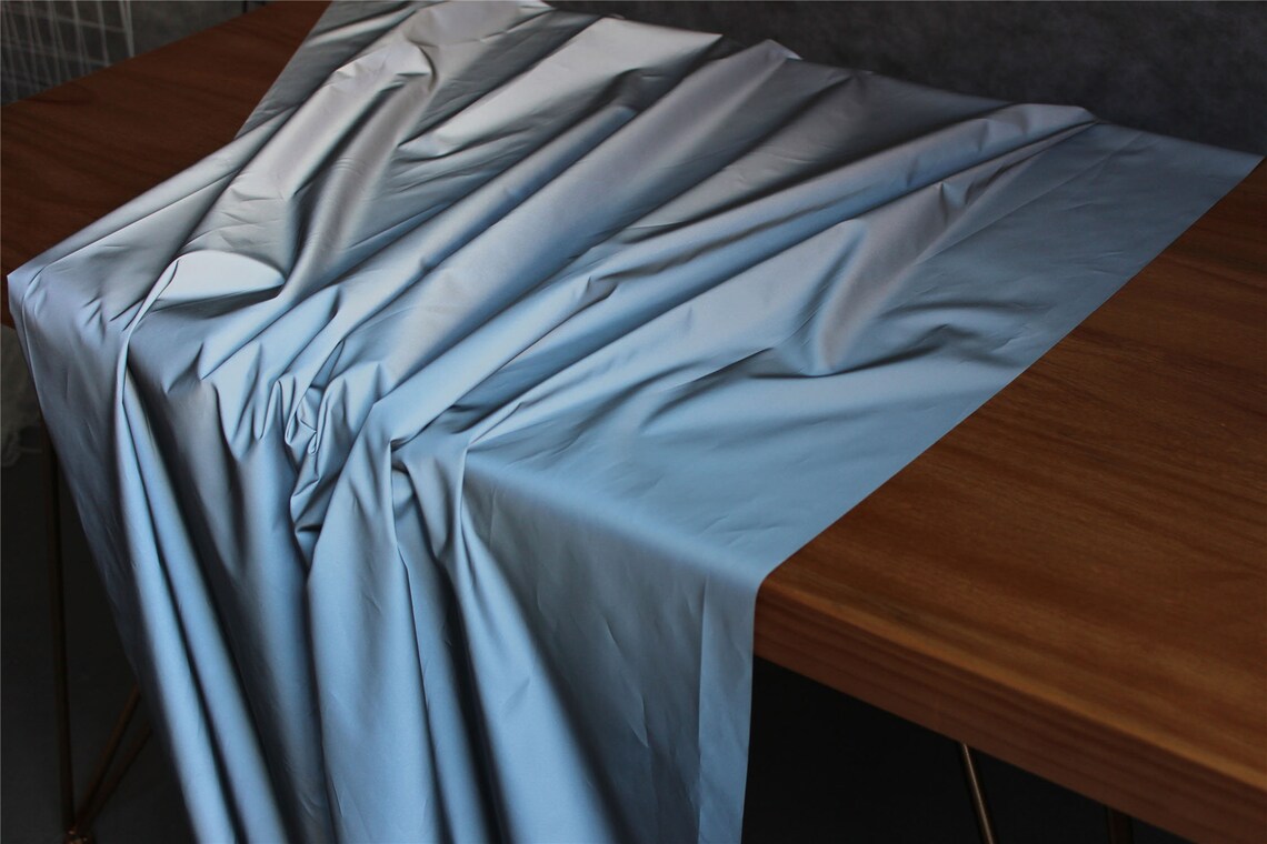 Silver Retro Reflective Fashion Fabric Fashion Designer | Etsy