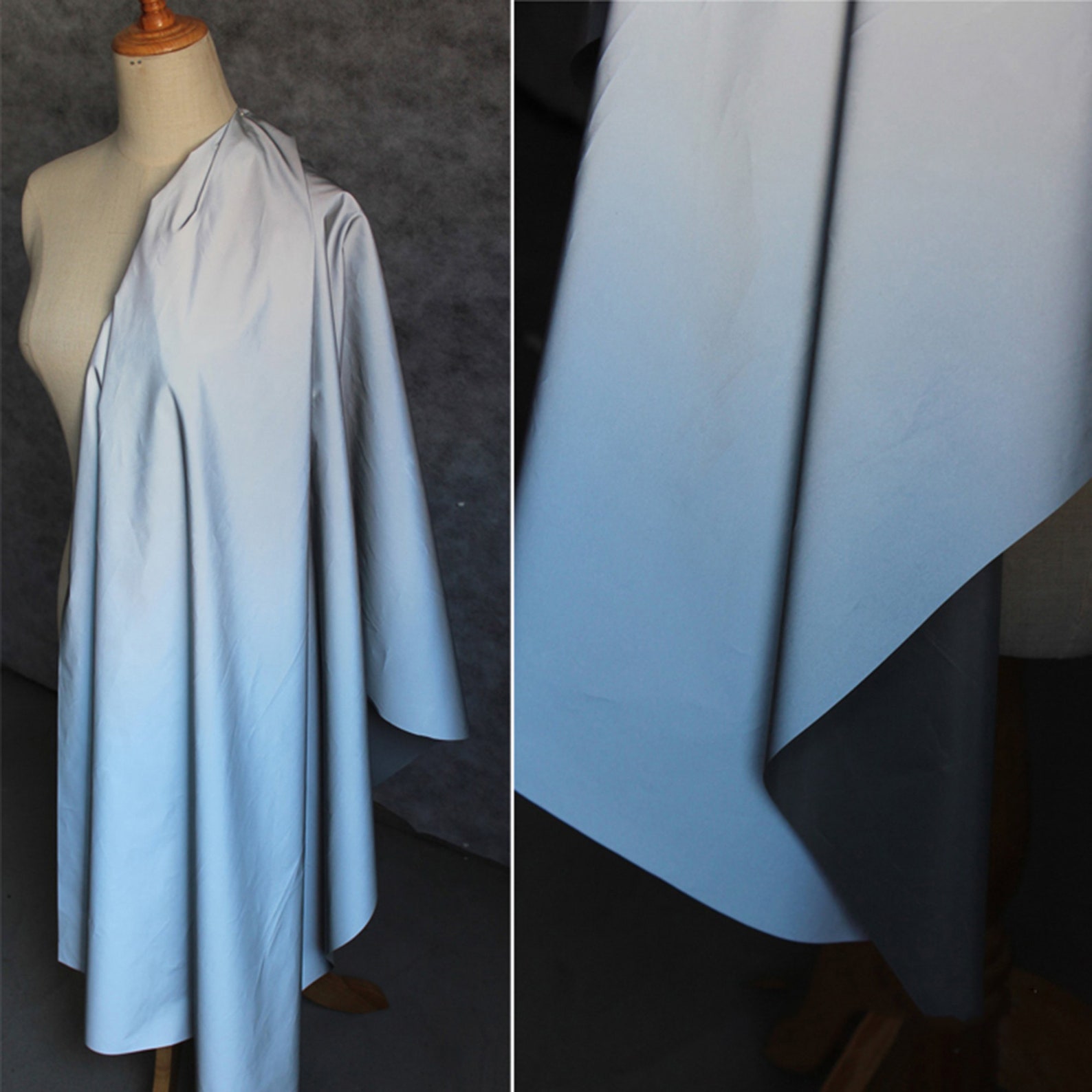 Silver Retro Reflective Fashion Fabric Fashion Designer - Etsy