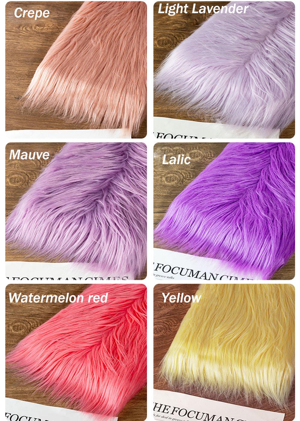 Minky Long Pile Faux Fur Fabric, Cosplay Fursuit Material 50x50cm - Etsy
