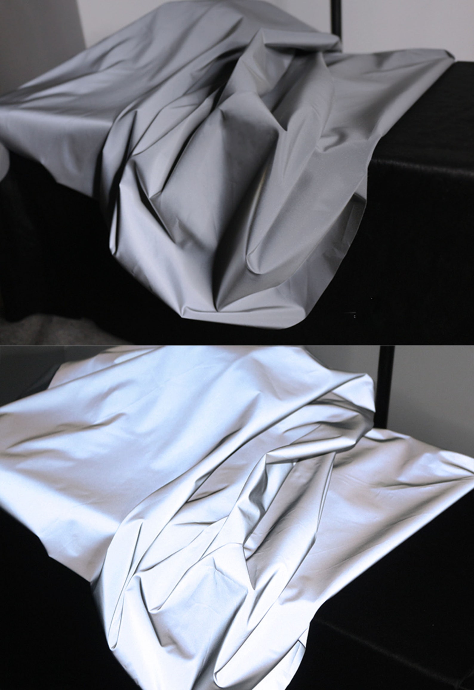 White Reflective Holographic Fabric High Visibilty - Etsy