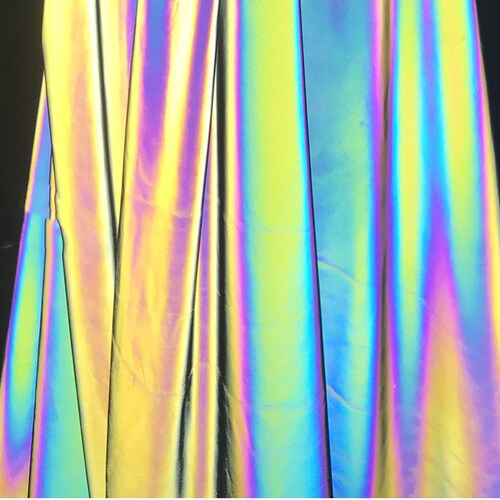 Silk Reflective Laser Holographic Fabric Crystal Hologram - Etsy