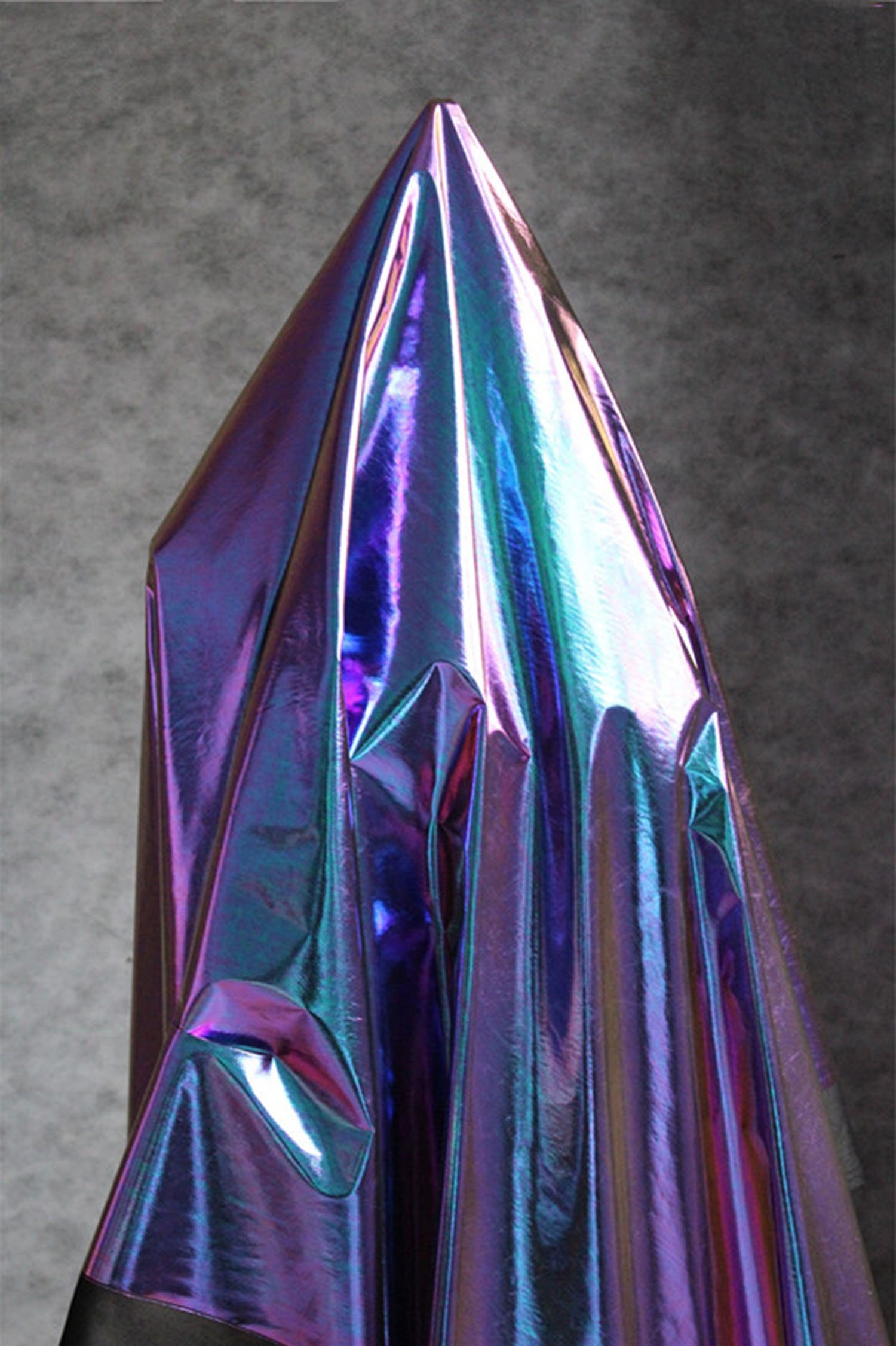 Colorful Fashion Holographic Fabric Laser Reflective Stretch | Etsy