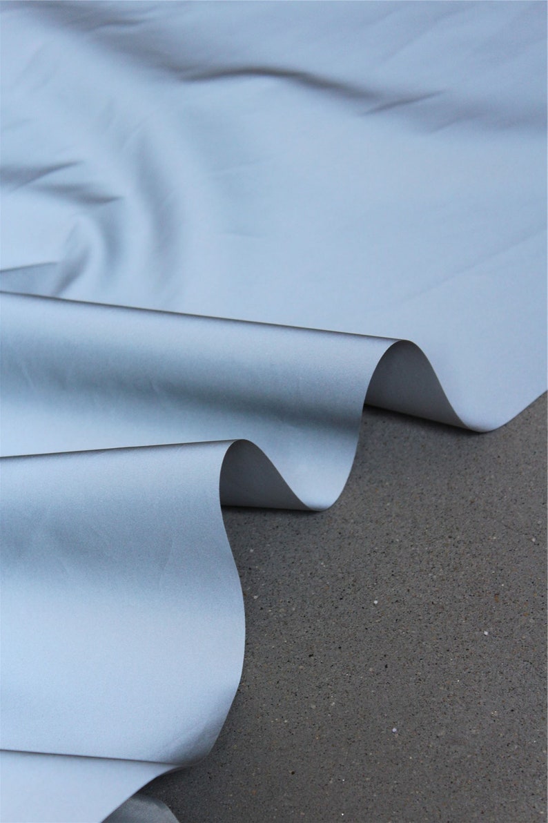 Silver Retro Reflective Fashion Fabric Fashion Designer - Etsy