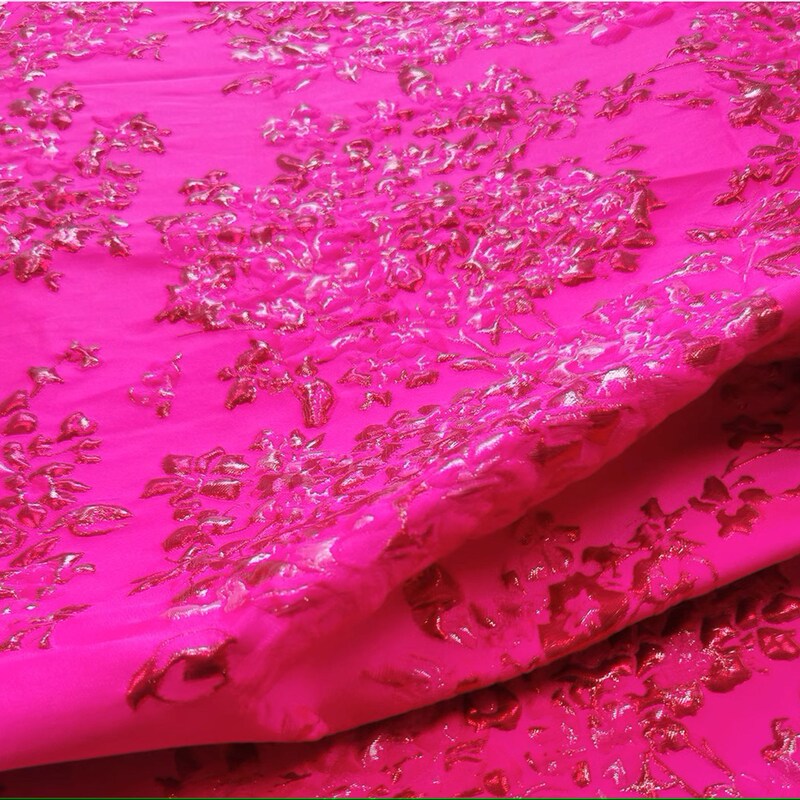 Pink Damask Fabric - Etsy