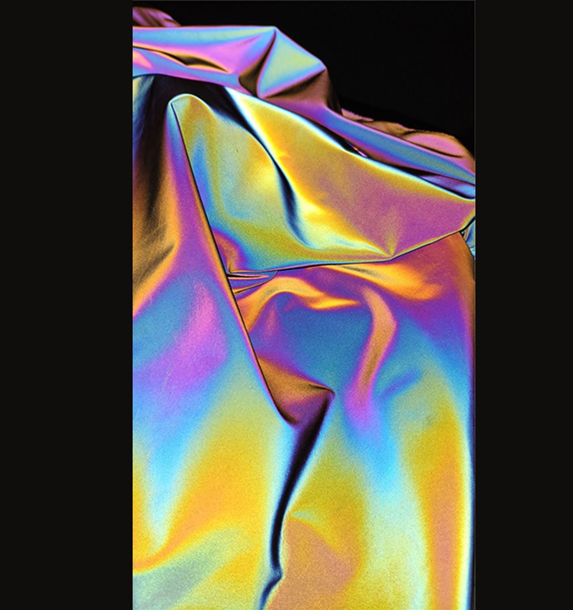 Thermal Reflective Laser Holographic Fabric Rainbow Illusion - Etsy