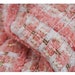 Pink Tweed Fabric Lovely Tweed Boucle Fabric With Tassel for - Etsy