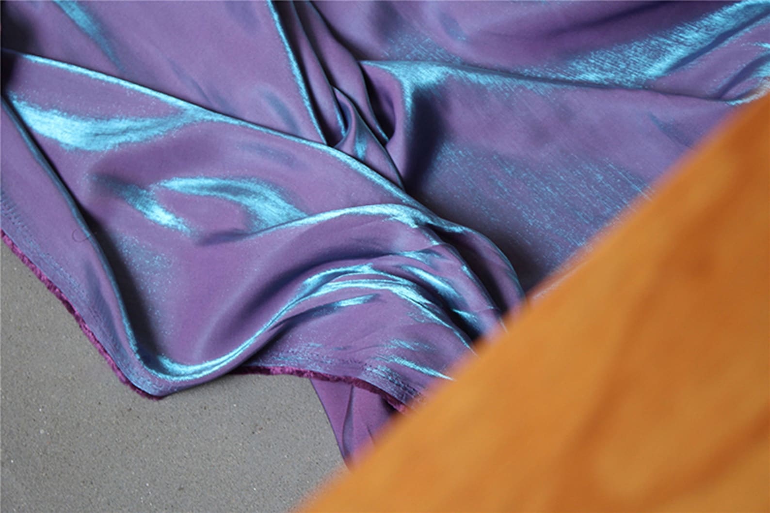 Silk Reflective Laser Holographic Fabric, Crystal Hologram Satin ...