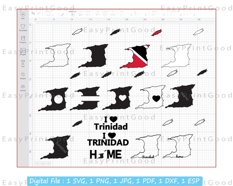 Trinidad State Svg Bundle Trinidad State Flag Map Trinidad | Etsy