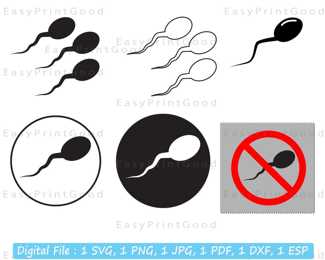 Sperm Cell Svg Sperm Svg Sperm Clipart Human Sperms Attack | Etsy