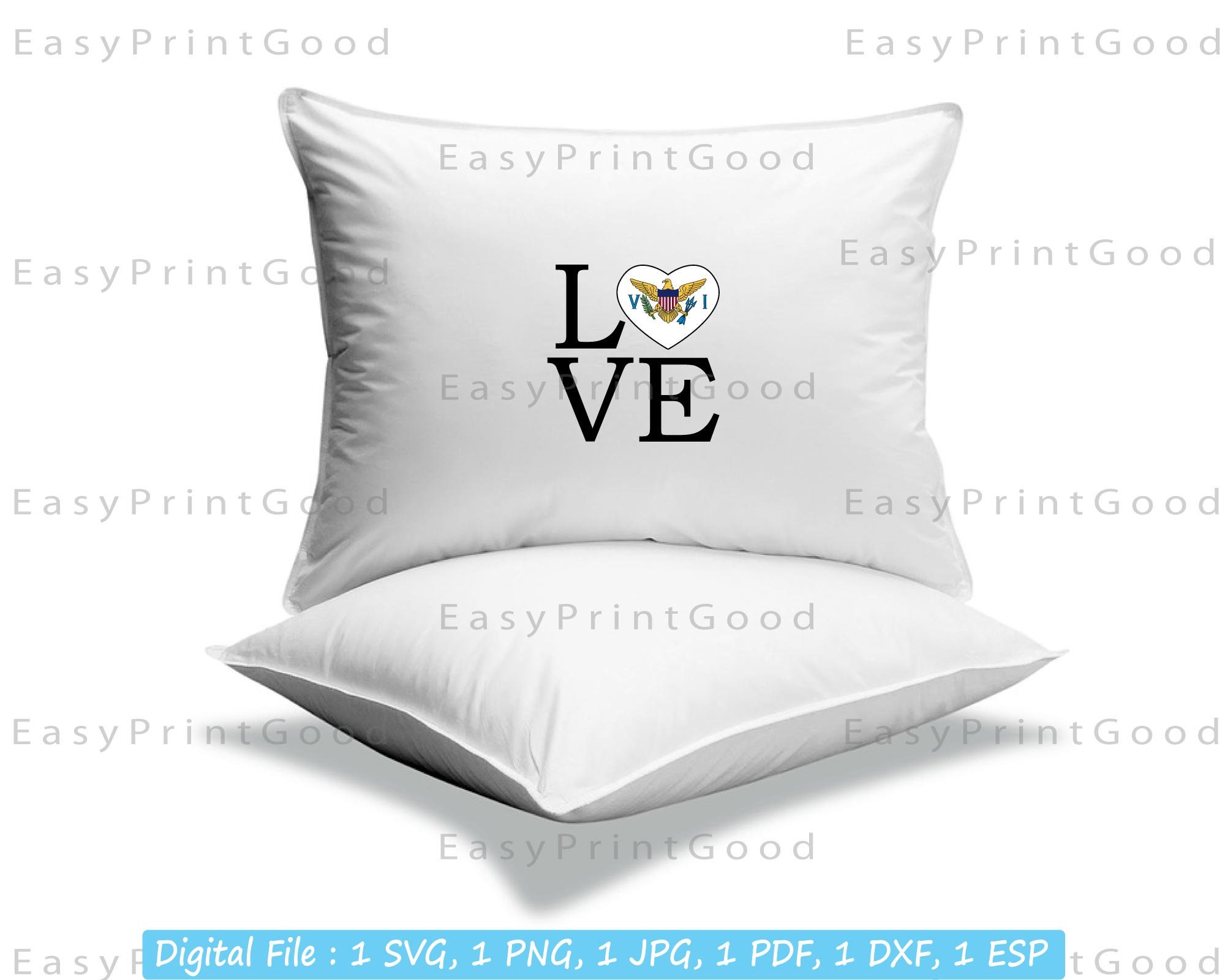 US Virgin Islands Flag Svg Bundle United States Virgin - Etsy