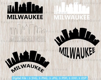 Milwaukee City Svg - Etsy