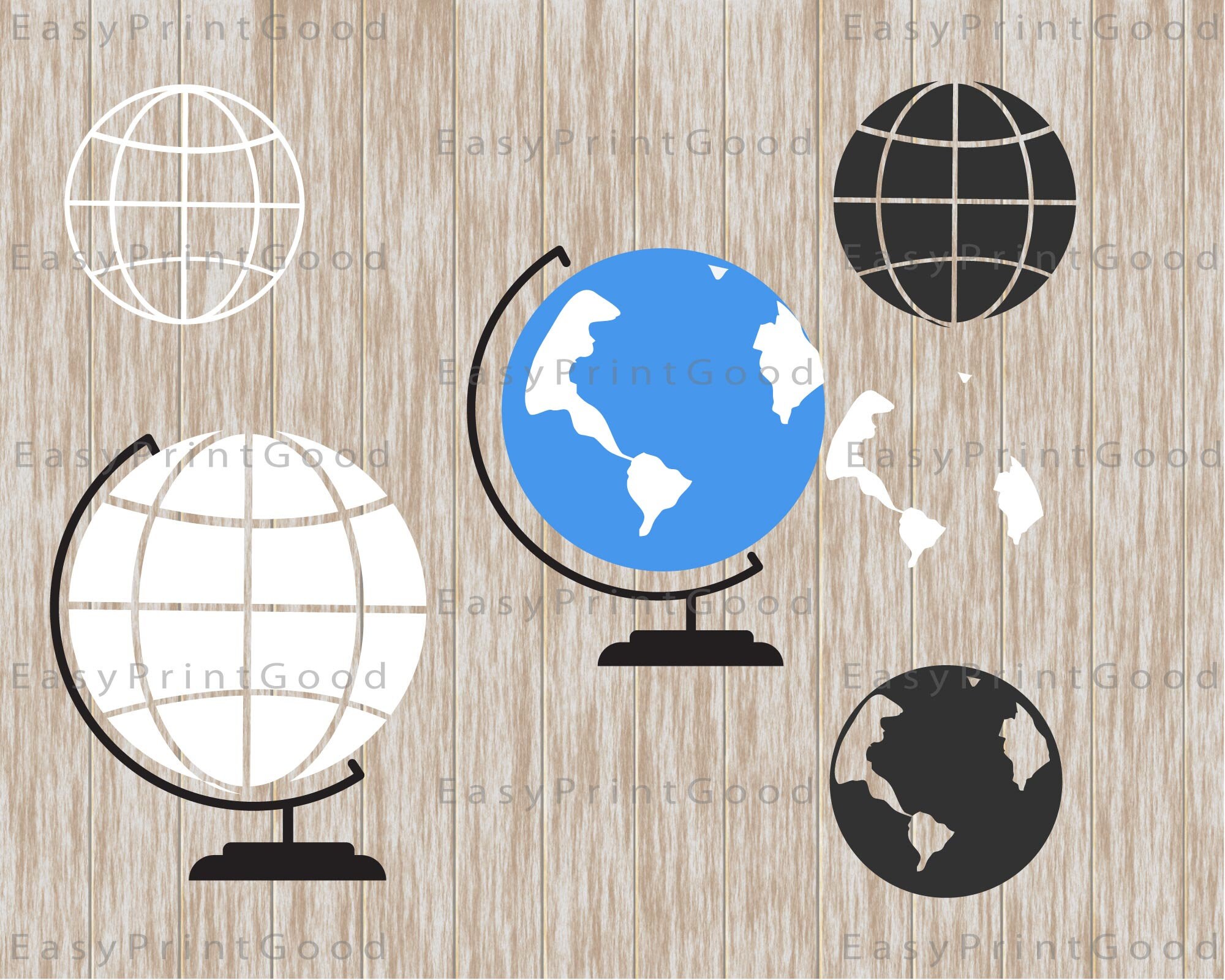 Earth Svg World Svg Planet Earth SVG Clipart Planet Earth - Etsy Canada