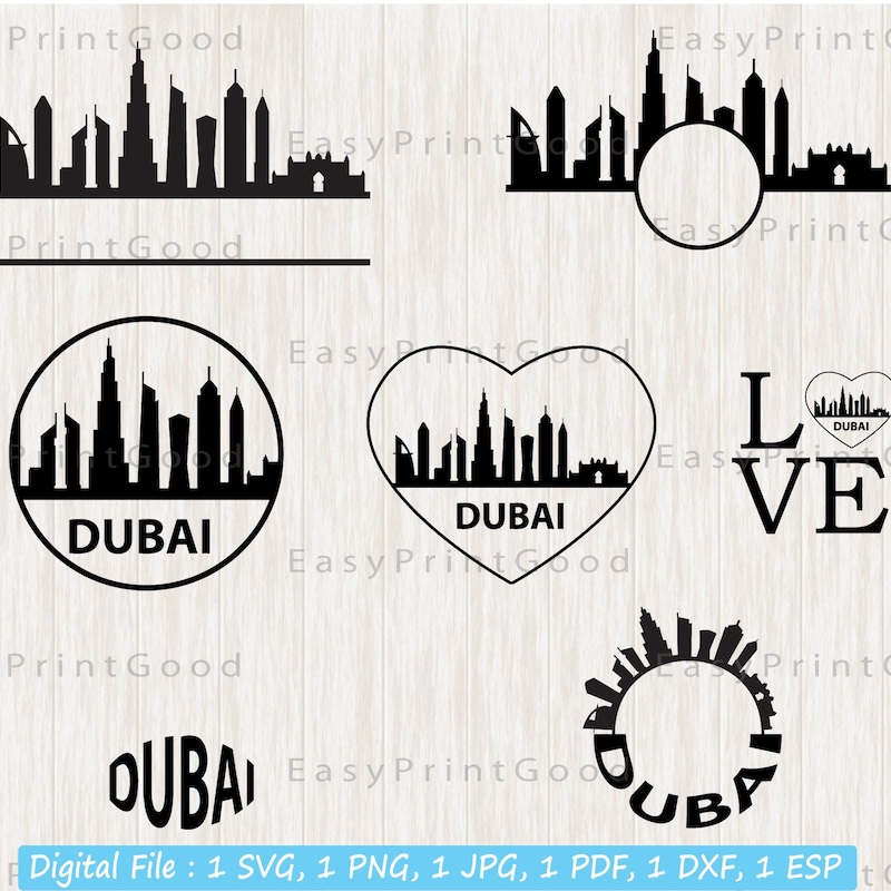 Dubai Svg - Etsy