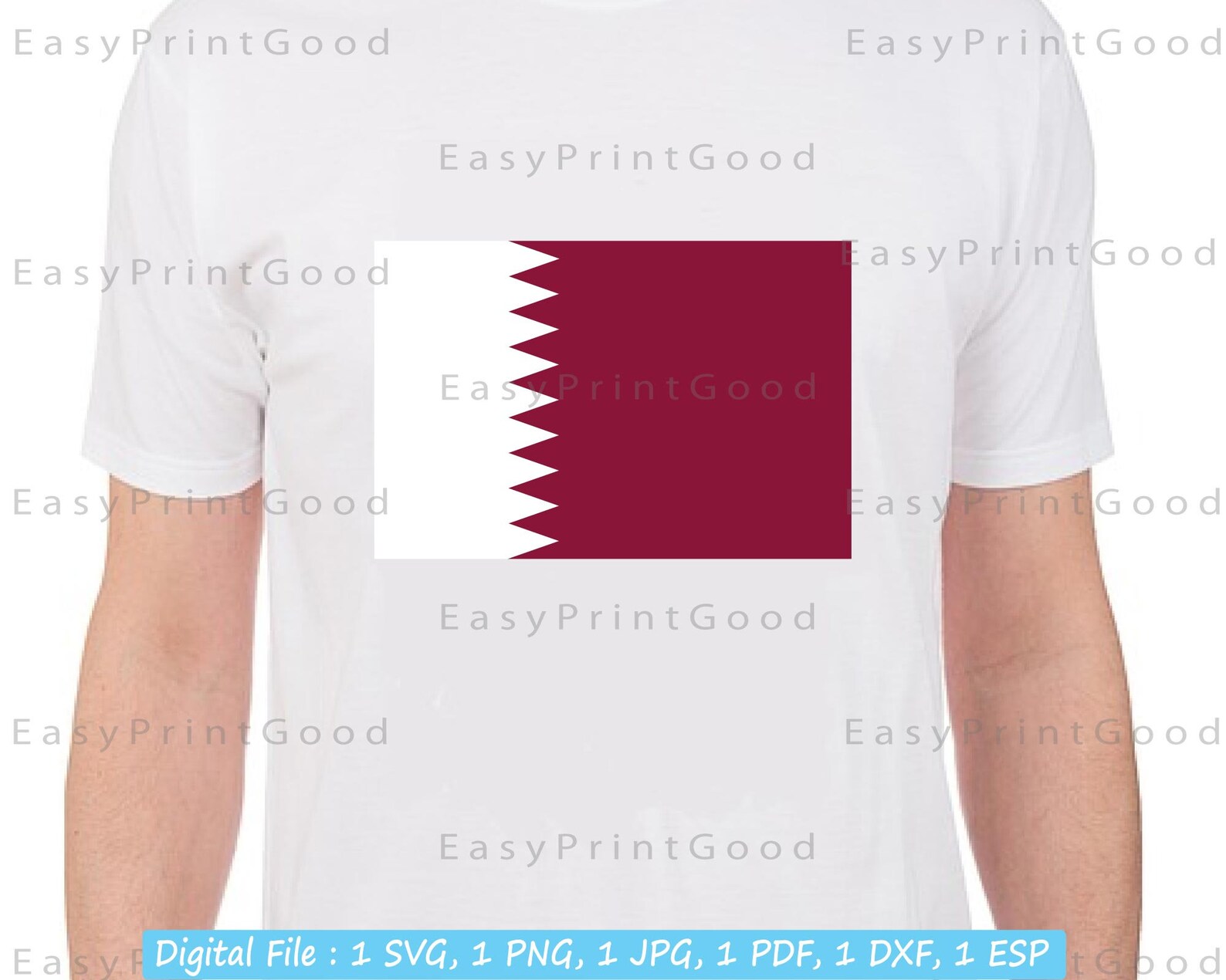 Qatar Flag Svg Bundle Qatar Name Qatar National Nation - Etsy
