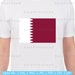 Qatar Flag Svg Bundle, Qatar Name, Qatar National Nation Country Banner ...