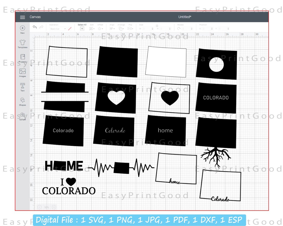 Colorado Svg Bundle Colorado State Svg Colorado Outline - Etsy