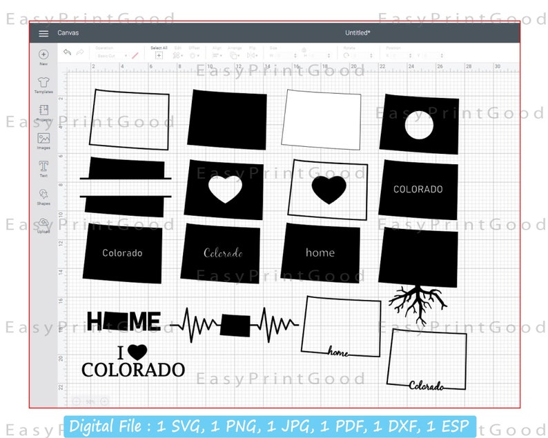 Colorado Svg Bundle Colorado State Svg Colorado Outline - Etsy