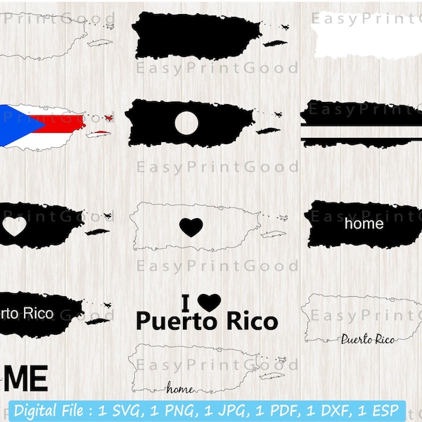 Puerto Rico Cricut - Etsy