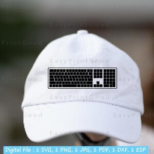 Computer Keyboard Svg Bundle, Push My Buttons QWERTY Keyboard, Keyboard ...
