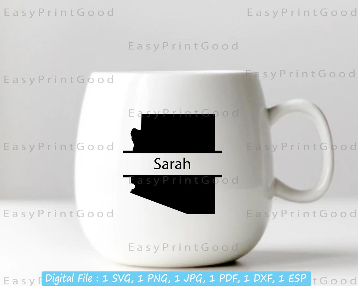 Arizona State Svg Bundle Arizona Map Svg Arizona State | Etsy