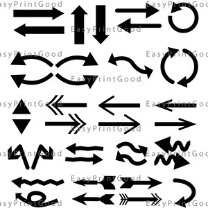 Arrow SVG Doodle Arrow Arrow Clipart Arrow Cricut Digital Clipart for ...