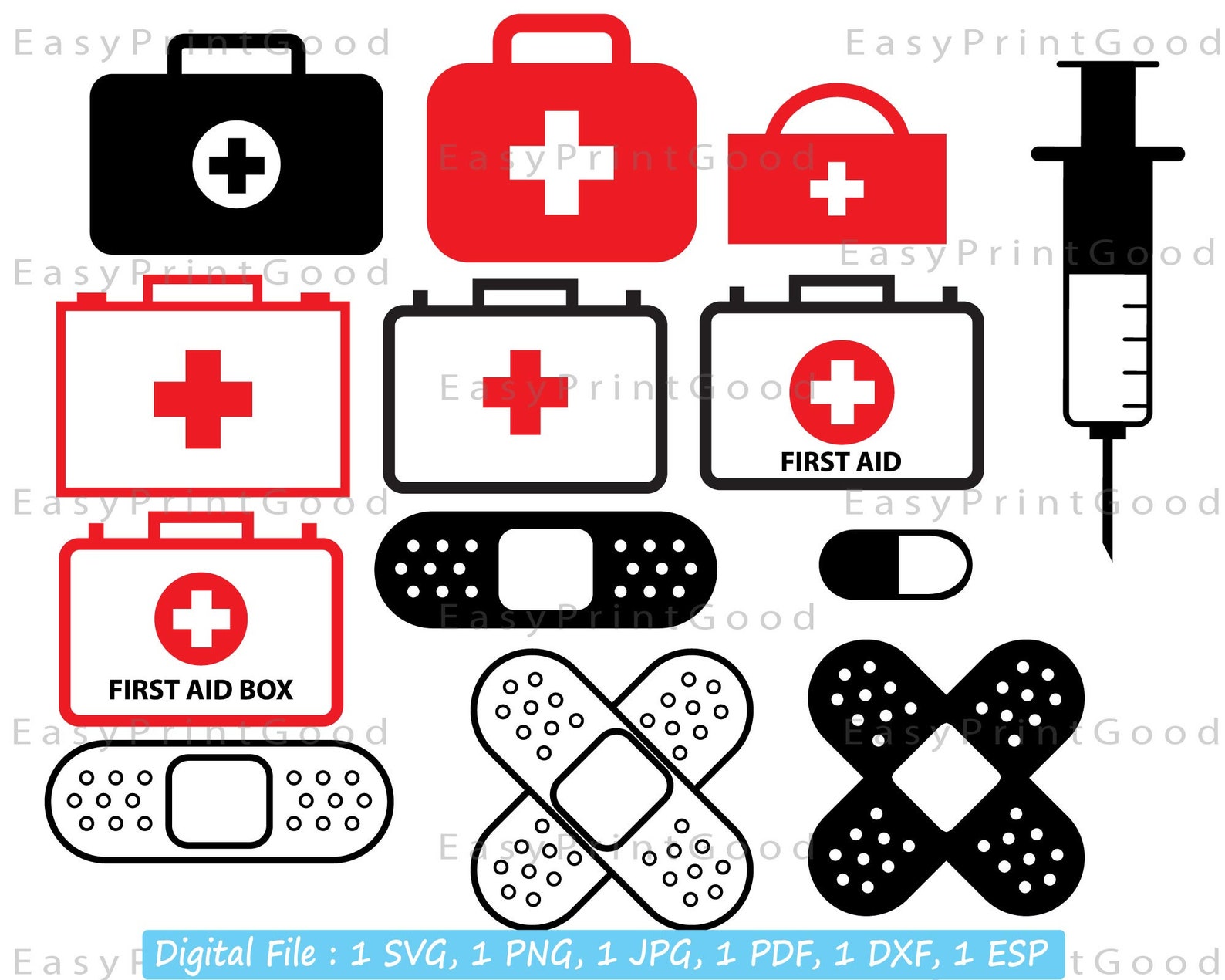 First Aid Kit Svg First Aid Box Svg Medical Clipart - Etsy Canada