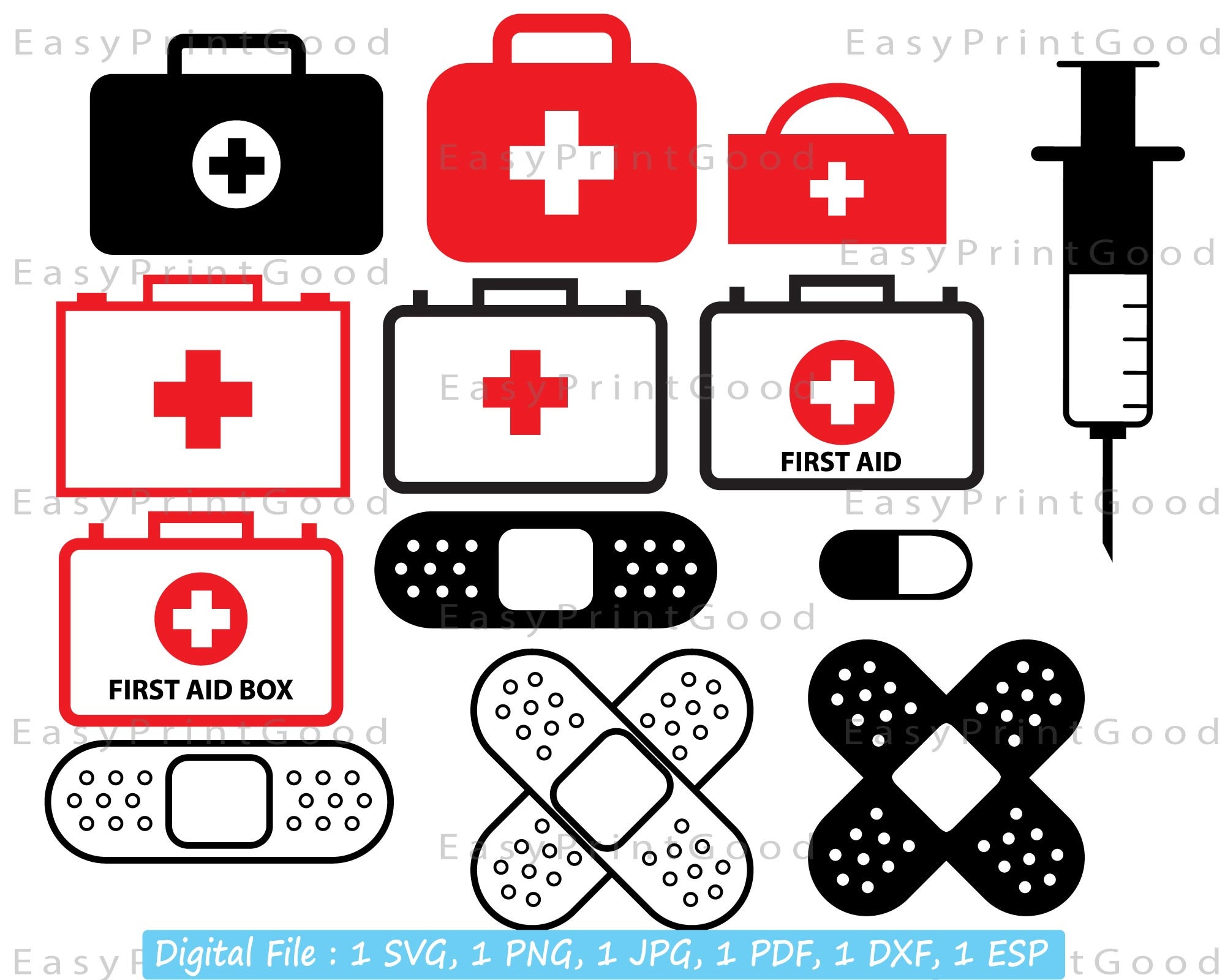 First Aid Kit Svg First Aid Box Svg Medical Clipart - Etsy Canada