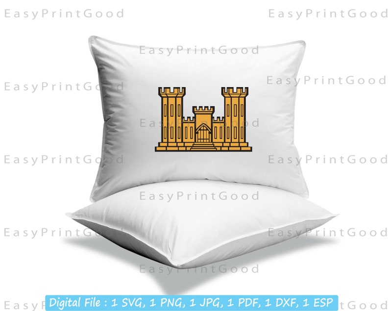 Army Engineer Svg Army Corps of Engineers Castle Union US - Etsy
