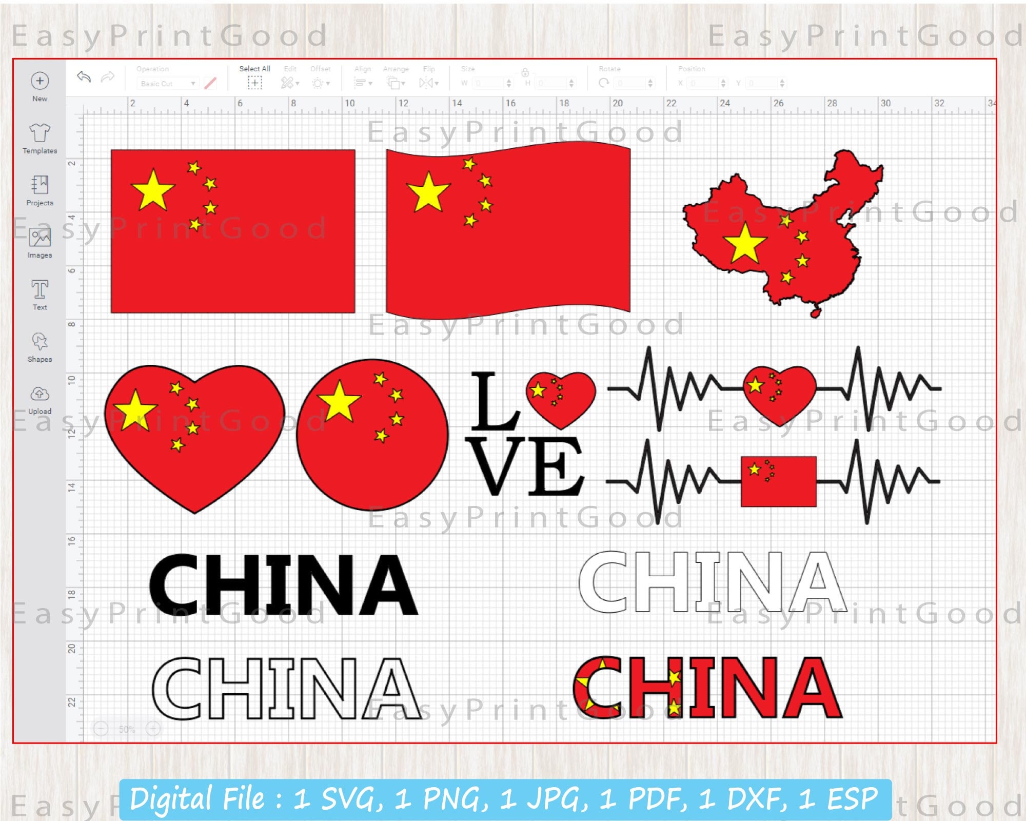 China Flag Svg Bundle Chinese Flag Svg Chinese Name Chinese - Etsy Finland