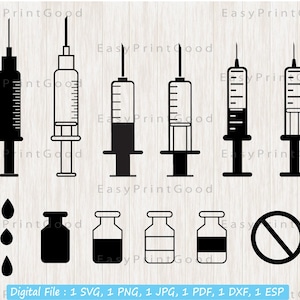 Syringe Svg, Nurse Monogram Frame, Doctor Clipart, Syringe Name Frame ...