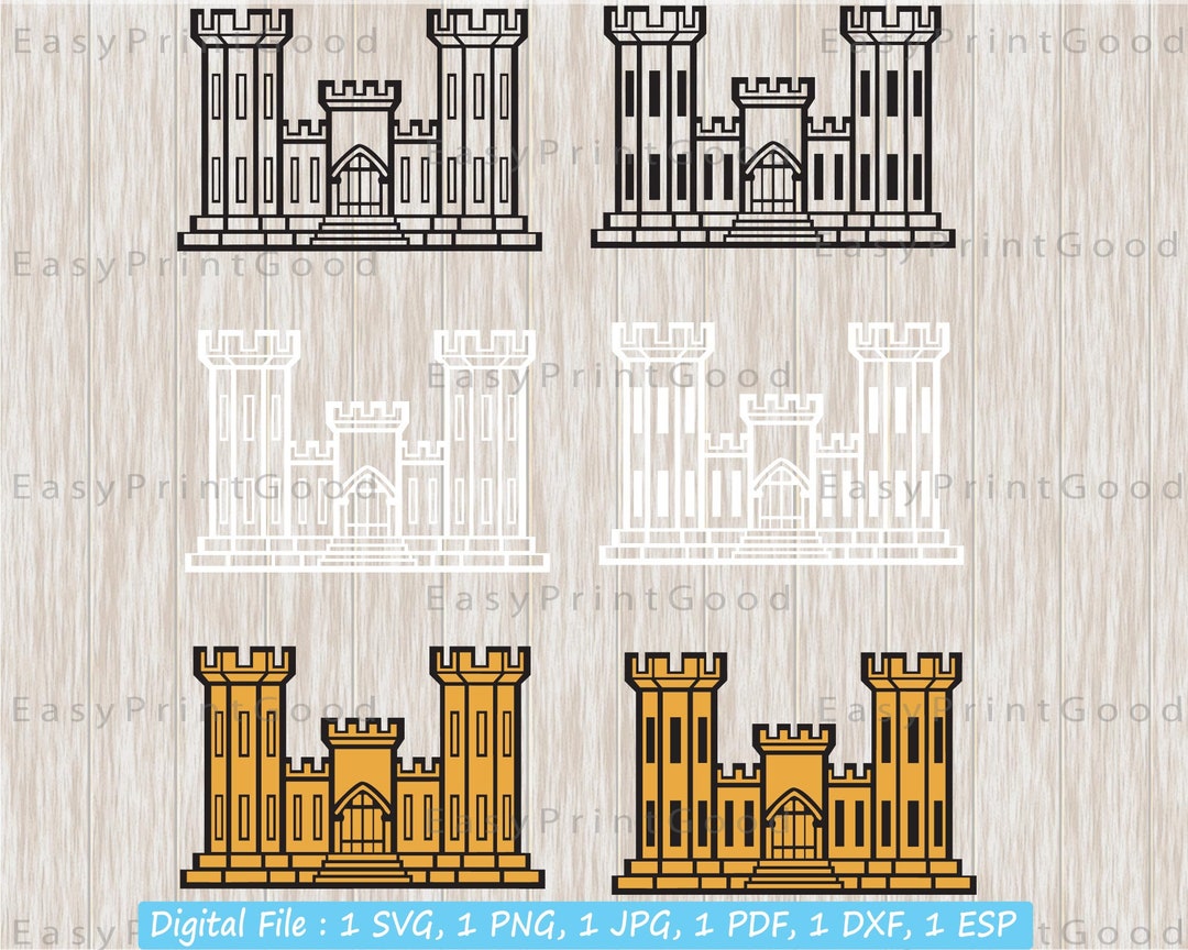 Army Engineer Svg, Army Corps of Engineers Castle Union, US Army ...