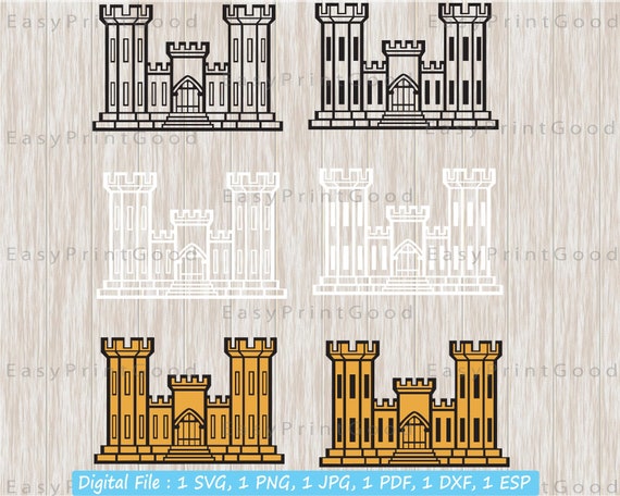 Us Army Corps Of Engineers Castle Custom Name US Army Airborne